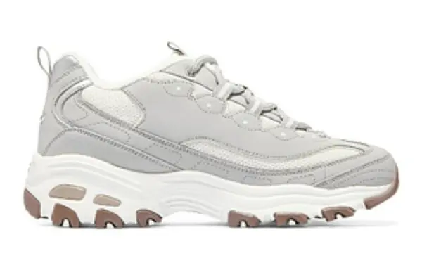 Sketchers D'lites-looking Glass Athletic Sneakers - Grey