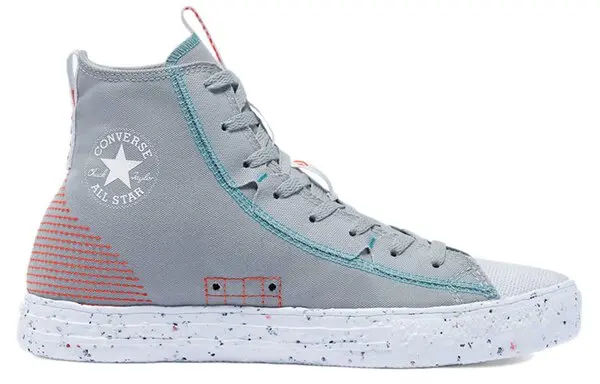 CONVERSE Chuck Taylor All Star Crater High Top Sneakers - Gray/white/red