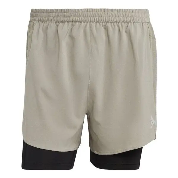 Adidas Designed 4 Running 2-in-1 Shorts - Silver Pebble