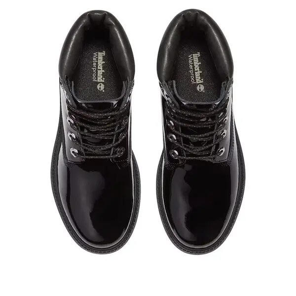 Timberland Inch Premium Waterproof Patent Boots - Black