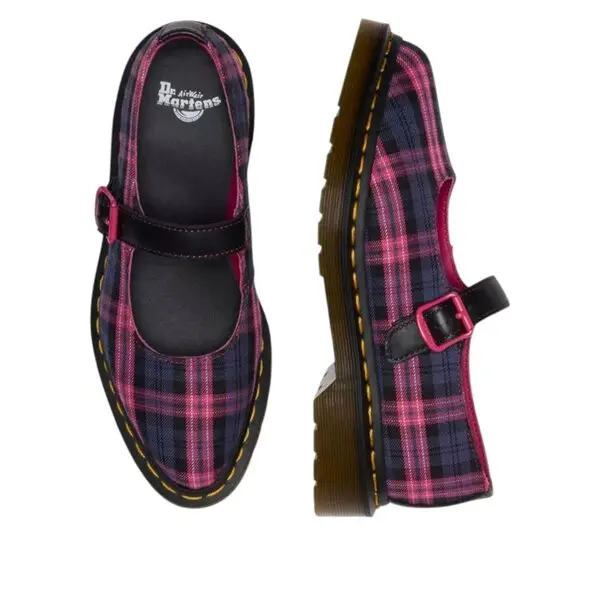Dr. Martens Elphie Mj Tartan Mary Jane Shoes