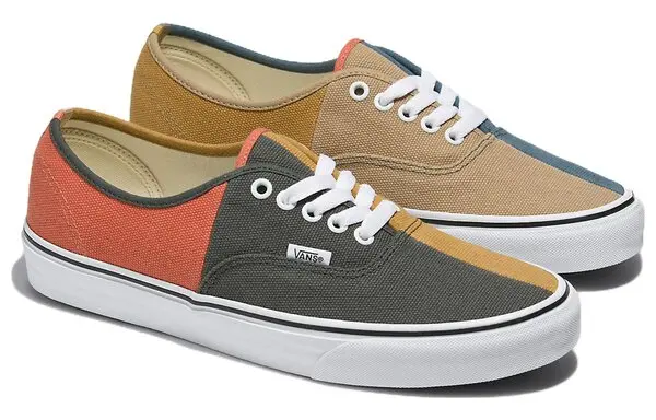 VANS Authentic Split Duck Canvas Low Top Sneakers - Multi-color