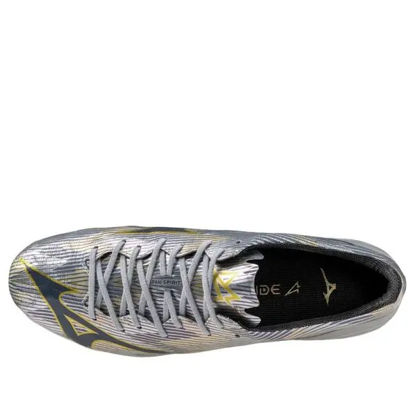 Mizuno Alpha 2 Japan Fg Football Boots - Silver/gold