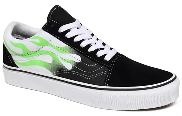 VANS Old Skool Flame Sneakers - Black