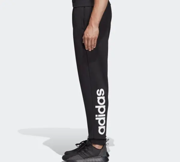 Adidas Neo Essentials Linear Tapered Logo Knit Long Pants