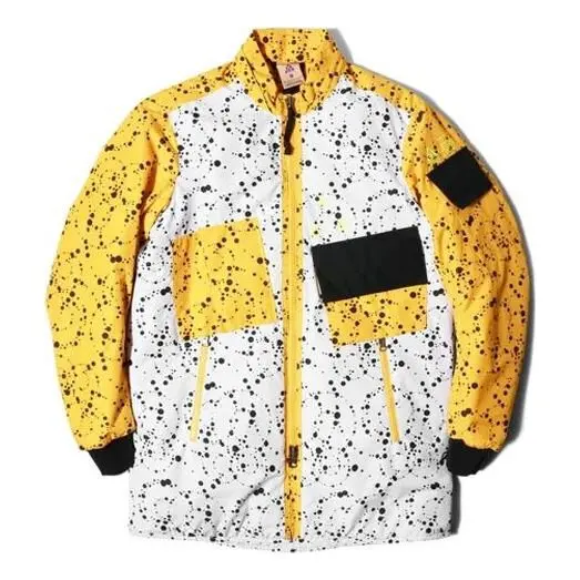 Nike Nikelab Nrg Insulated Jacket Yellow/white - Whiteyellow
