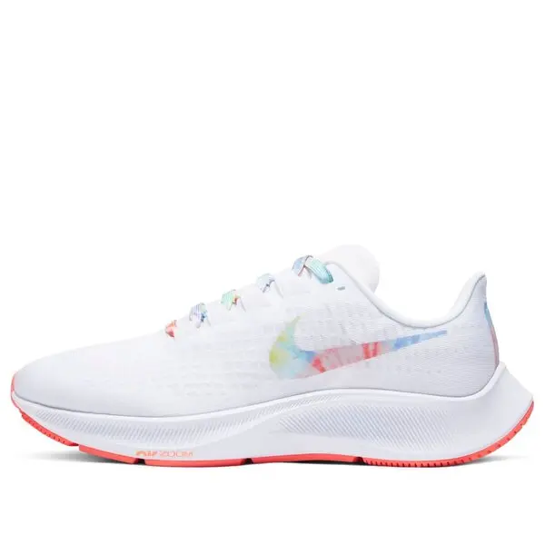 Nike Zoom Pegasus 37 "tie-dye" Athletic Sneakers - White
