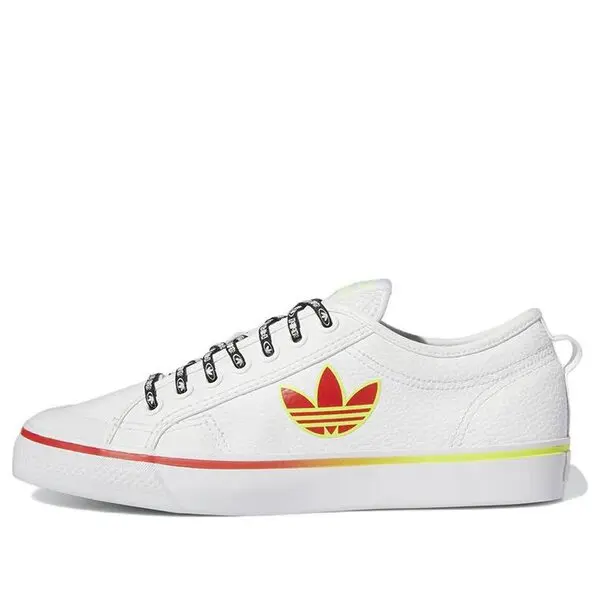 Adidas Nizza Trefoil Low Top Sneakers - White