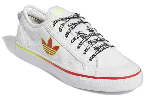 Adidas Nizza Trefoil Low Top Sneakers - White