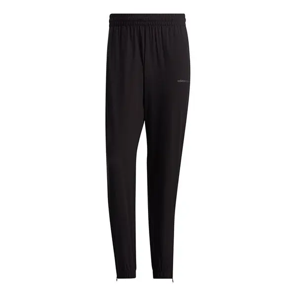 Adidas Neo Casual Sports Side Stripe Bundle Feet Long Pants - Black