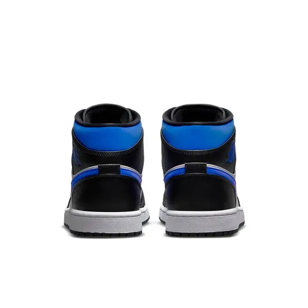 JORDAN 1 Mid "racer Blue" Sneakers - Black/white/royal