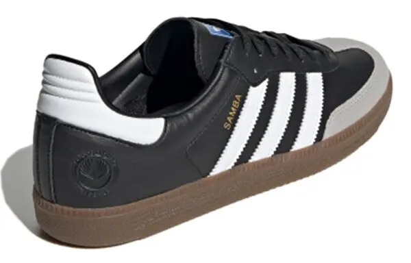 Adidas Samba Vegan Low Top Sneakers - Black/cloud White/core Black
