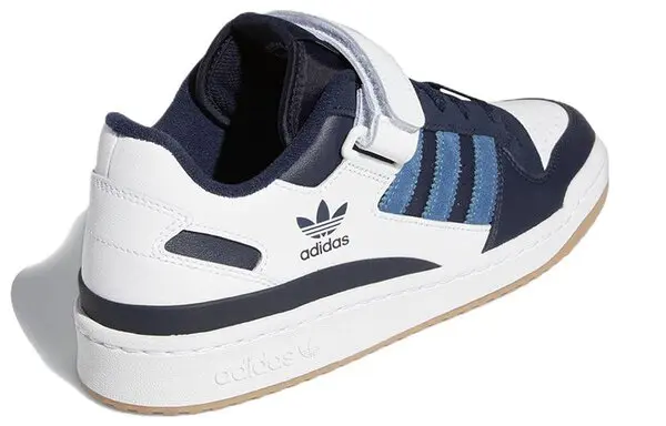 Adidas Originals Forum Low Top Sneakers - White/gray/blue