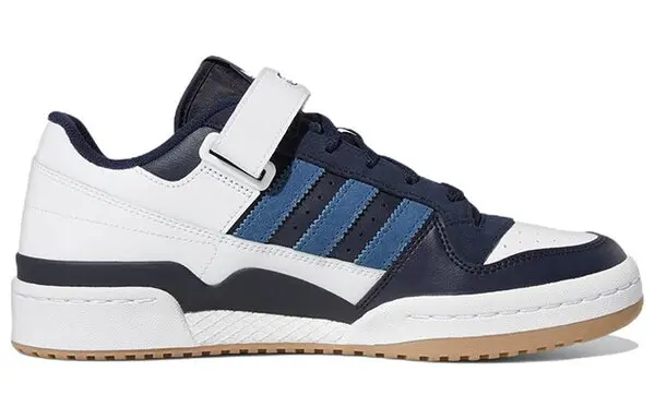 Adidas Originals Forum Low Top Sneakers - White/gray/blue