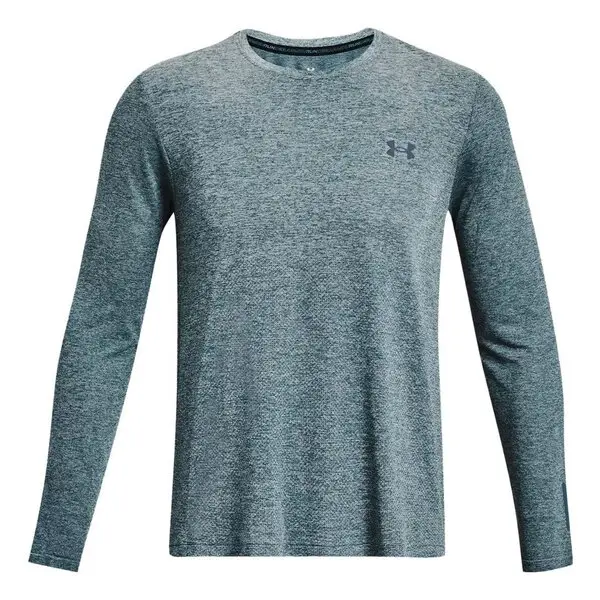 Under Armour Seamless Stride Long Sleeve Performance Shirt - Blue