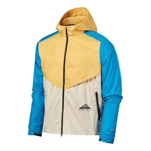 Nike Windrunner Contrast Hooded Jacket - Yellow