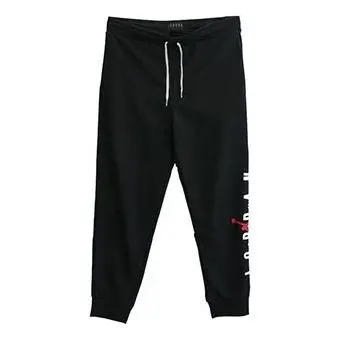 JORDAN As Jumpman Air Lightweight Graphic Fleece Pants - Black