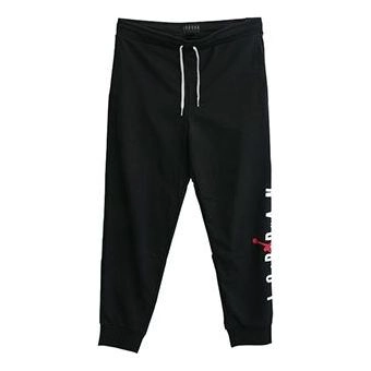 JORDAN As Jumpman Air Lightweight Graphic Fleece Pants - Black