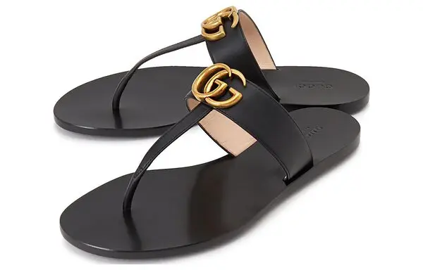 Gucci Double G Thong Sandals