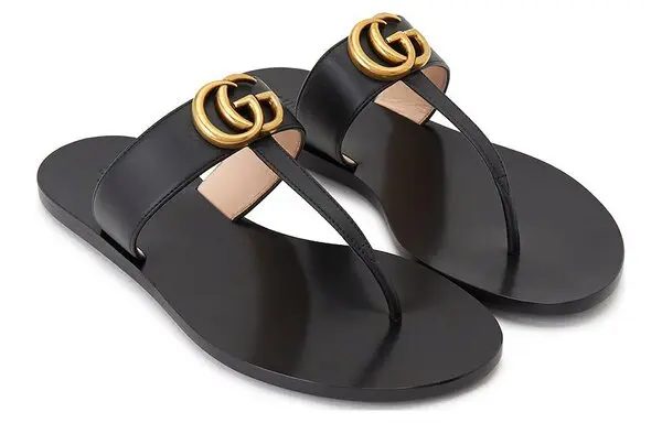 Gucci Double G Thong Sandals