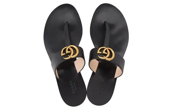Gucci Double G Thong Sandals