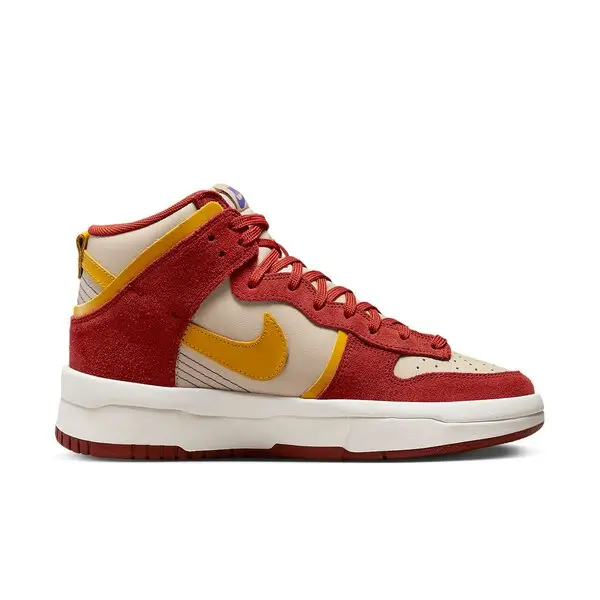 Nike Dunk High Up Sneakers - Red/brown