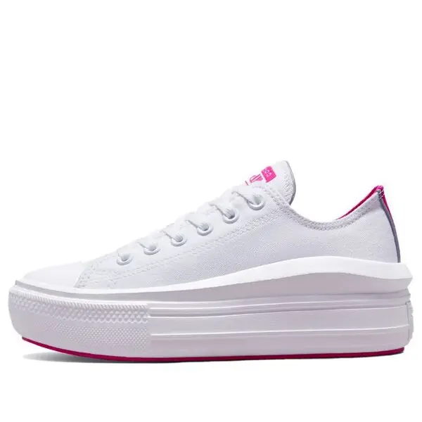CONVERSE Chuck Taylor All Star Move Low Top Sneakers - White/pink