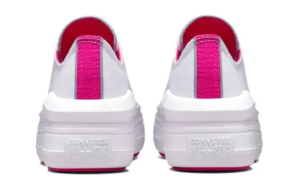 CONVERSE Chuck Taylor All Star Move Low Top Sneakers - White/pink