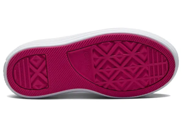 CONVERSE Chuck Taylor All Star Move Low Top Sneakers - White/pink