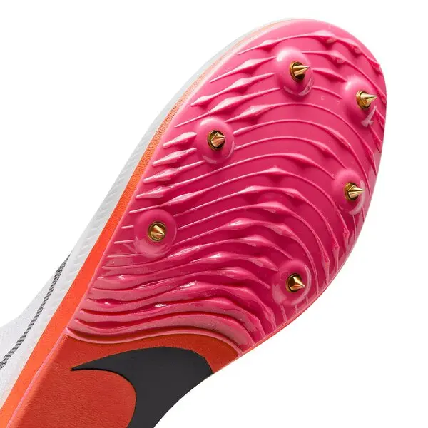 Nike Zoomx Dragonfly "rawdacious" Athletic Spikes - White/grey/orange