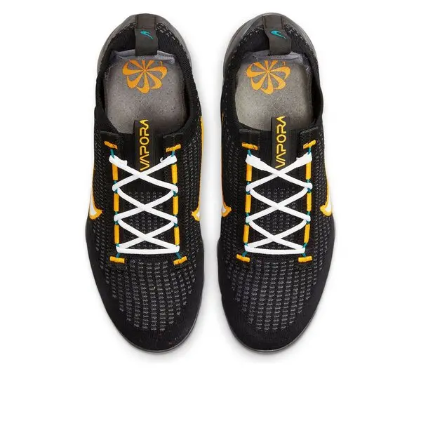 Nike Vapormax 2021 Flyknit Sneakers - Black/yellow
