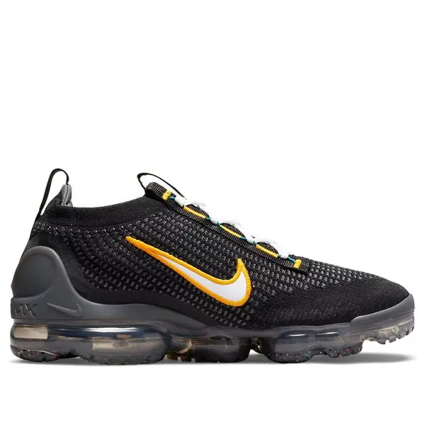 Nike Vapormax 2021 Flyknit Sneakers - Black/yellow