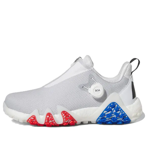 Adidas Codechaos 22 Boa Spikeless Performance Golf Shoes - White/blue/red