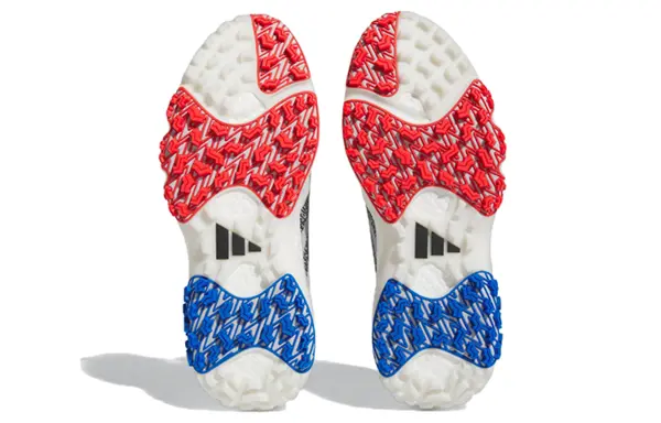 Adidas Codechaos 22 Boa Spikeless Performance Golf Shoes - White/blue/red