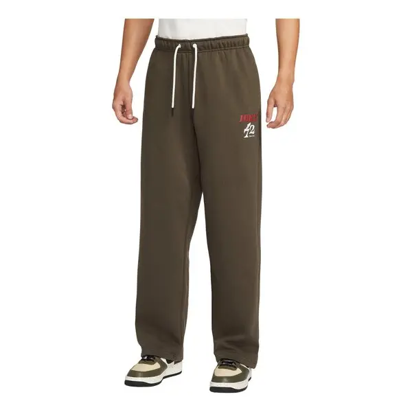 Nike Athletic Casual Pants - Dark Brown
