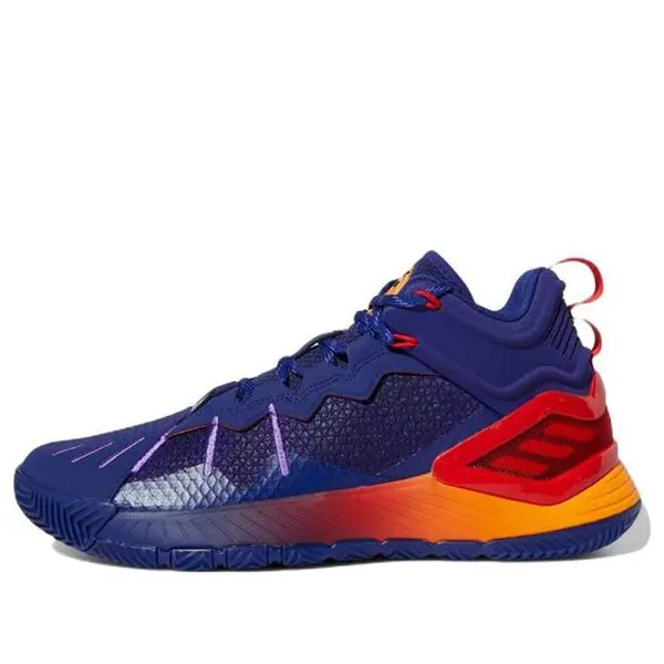Adidas D Rose Son Of Chi Basketball Sneakers - Blue/red
