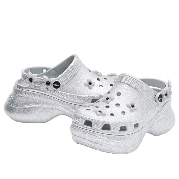 CROCS X Smfk Bae Clog - Silver Glitter