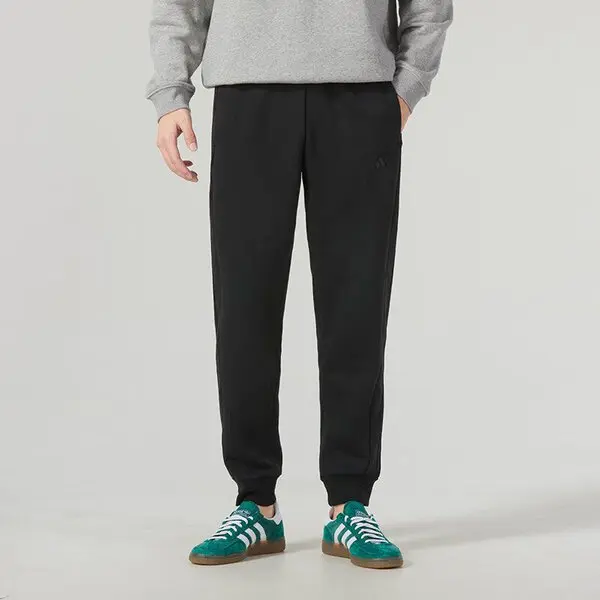 Adidas Essentials Fleece 3-stripes Tapered Cuff Pants Asia Sizing