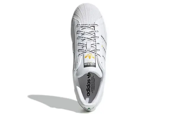 Adidas Originals Superstar Lace-up Sneakers - White/black/yellow