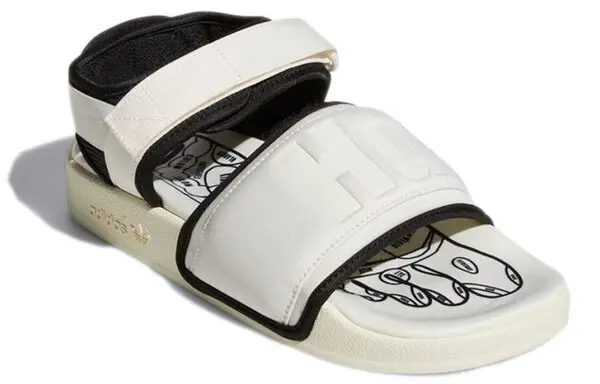 Adidas X Pharrell Adilette 2.0 Crossover Sandals - White/black
