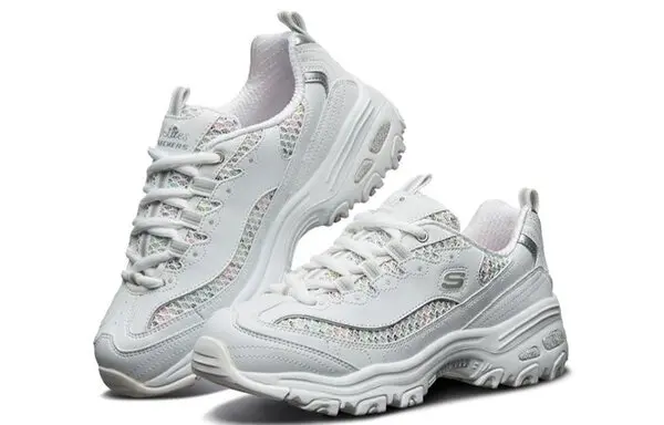Sketchers D'lites 1.0 Sneaker Gs - White