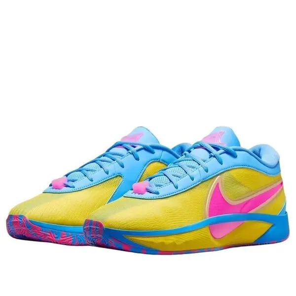 Nike Zoom Freak 6 Ep Sneakers - Lightning/university Blue/hyper Pink