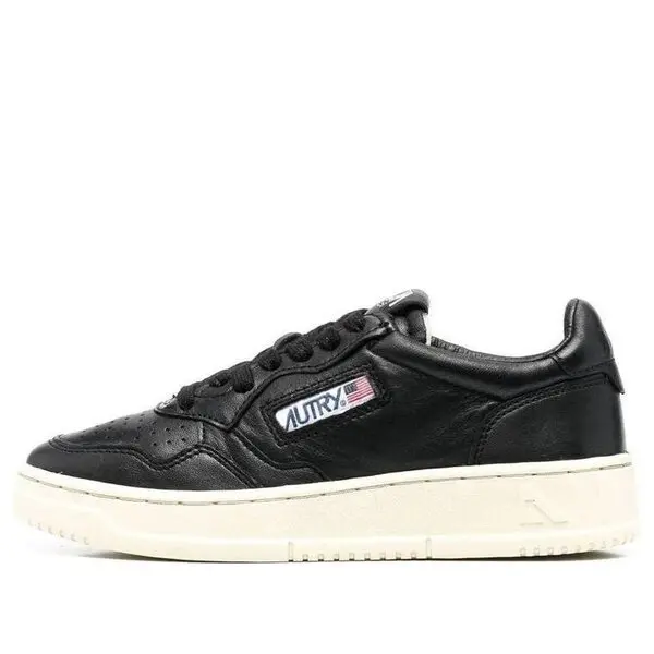 AUTRY Medalist Low Goat Skin Sneakers - Black