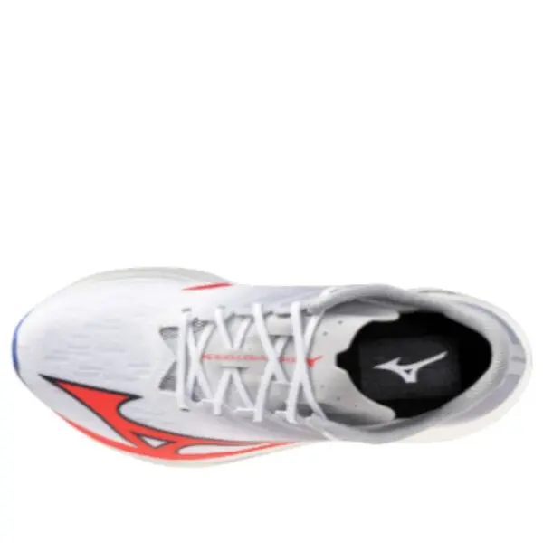 Mizuno Wave Rebellion Flash 3 Sneakers - White/fiery Coral/iris Bloom