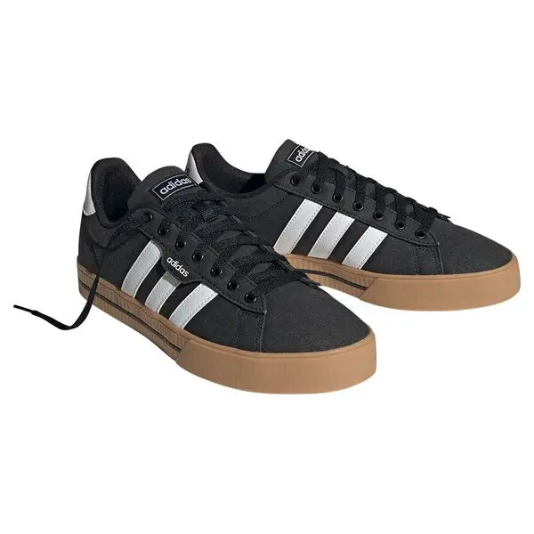 Adidas Daily 3.0 Low Top Sneakers - Core Black/cloud White/gum