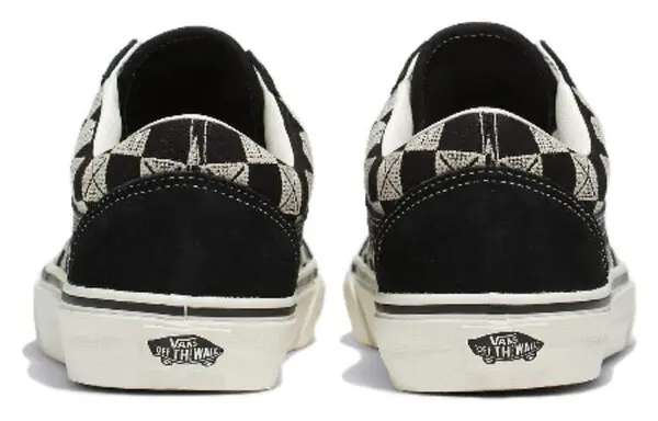 VANS Old Skool Blur Check Lace-up Sneakers