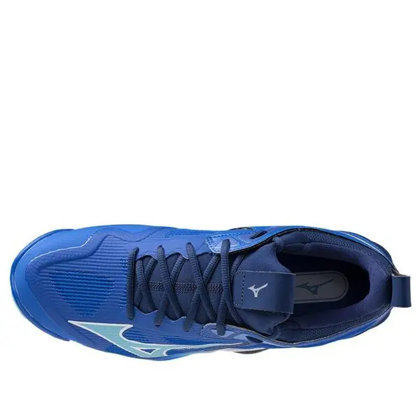 Mizuno Wave Momentum 3 Athletic Sneakers - Blue/white