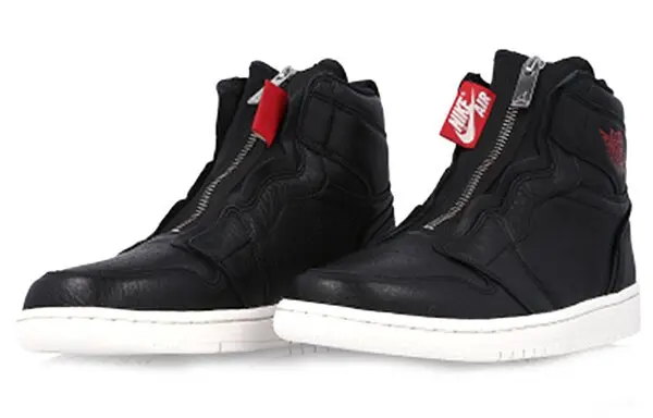 JORDAN Air 1 Retro High Zip 'gym Red Phantom - Black