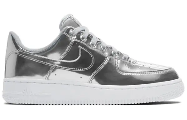 Nike Force 1 Sp Liquid Metal Chrome Sneakers