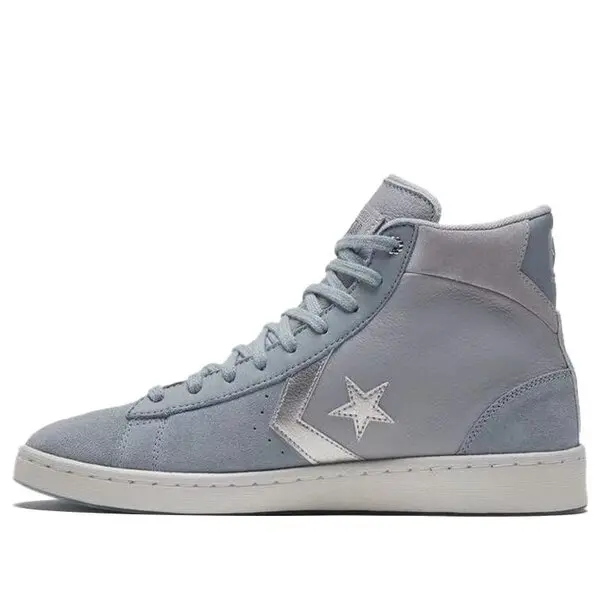 CONVERSE Pro Leather High Top Sneakers - Grayblue/silver